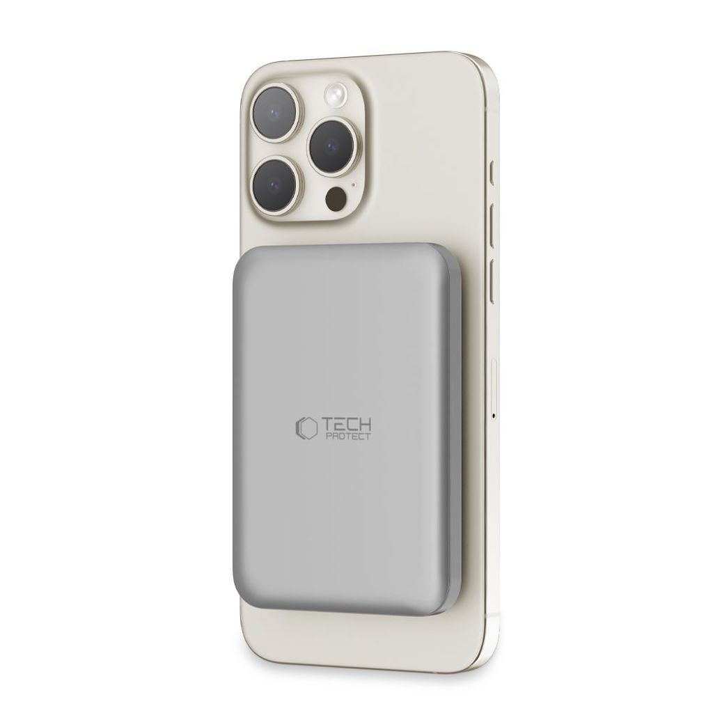 Tech-Protect MagSafe 5000maH Power Bank with Wireless Charging ...