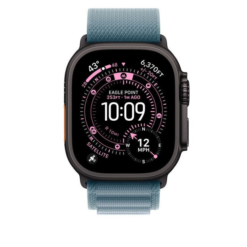 49mm Light Blue Alpine Loop - Medium - Black Titanium Finish MG9L4ZM/A ...