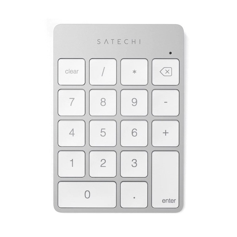 Satechi Rechargeable Bluetooth Numeric Keypad - Silver ST-KSALKPS ...