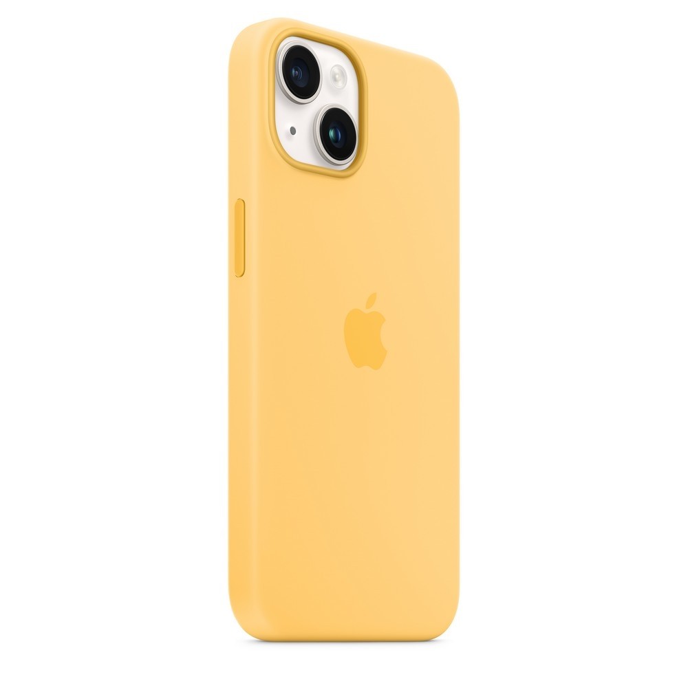 Apple iPhone 14 Silicone Case with MagSafe - Sunglow MPT23ZM/A - price ...